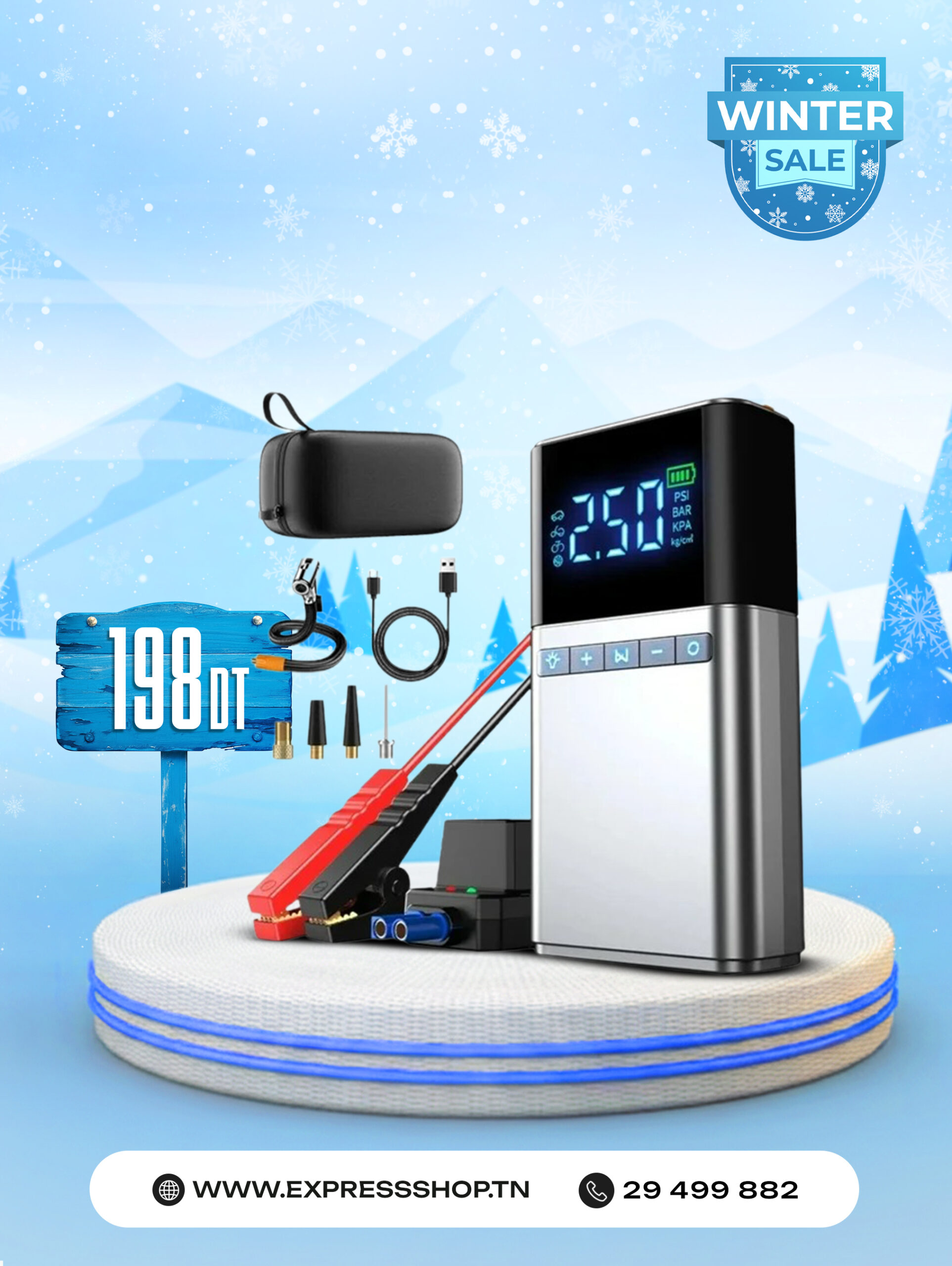 T Order - Blitz® - Variation: Blitz® - 4En1 Démarreur de voiture, Pompe ...